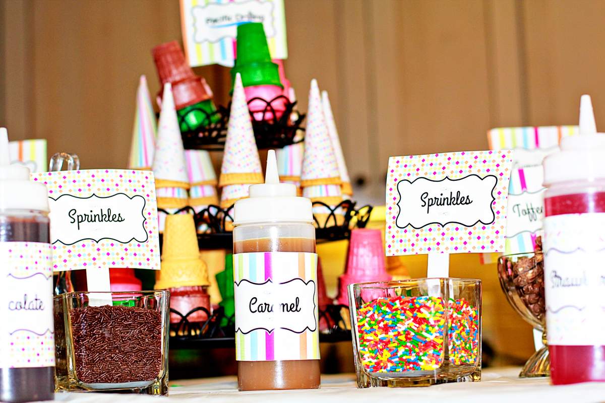 Ice Cream Social Ice Cream Social Party Ideas | Photo 5 of 13 | Catch ...