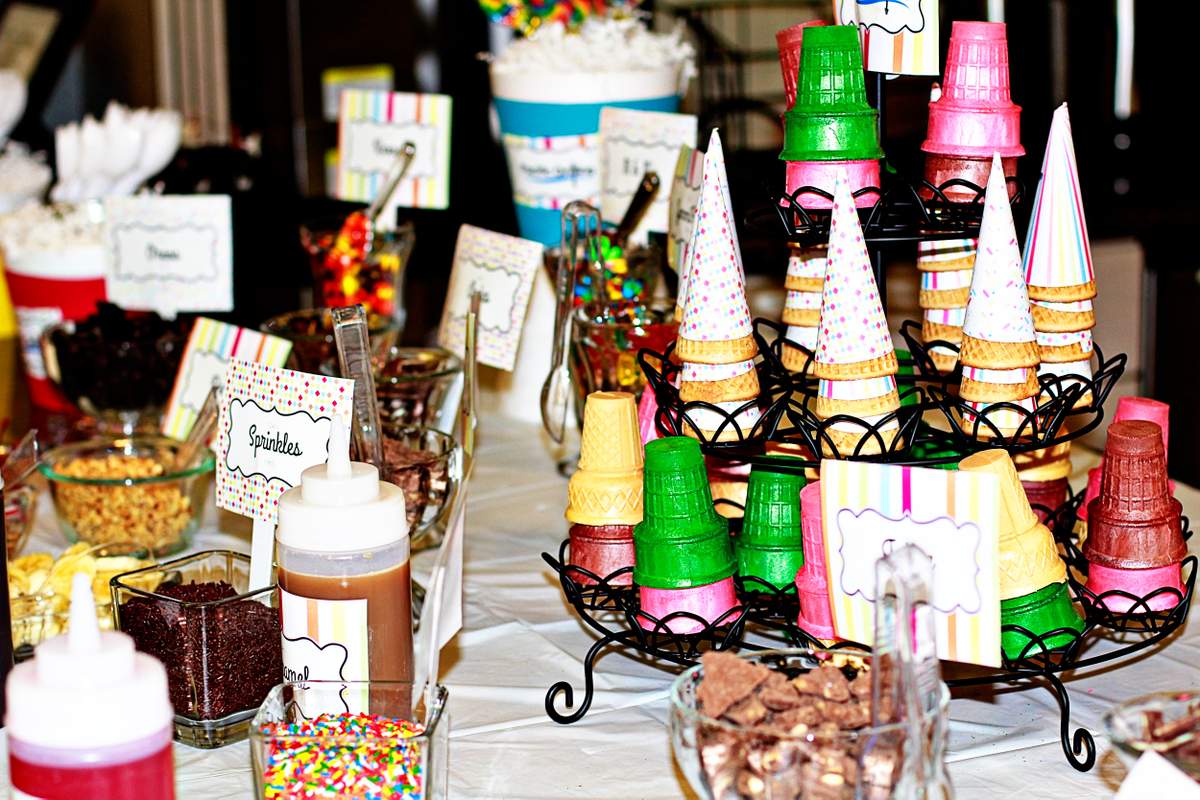 Ice Cream Social Ice Cream Social Party Ideas | Photo 4 of 13 | Catch ...