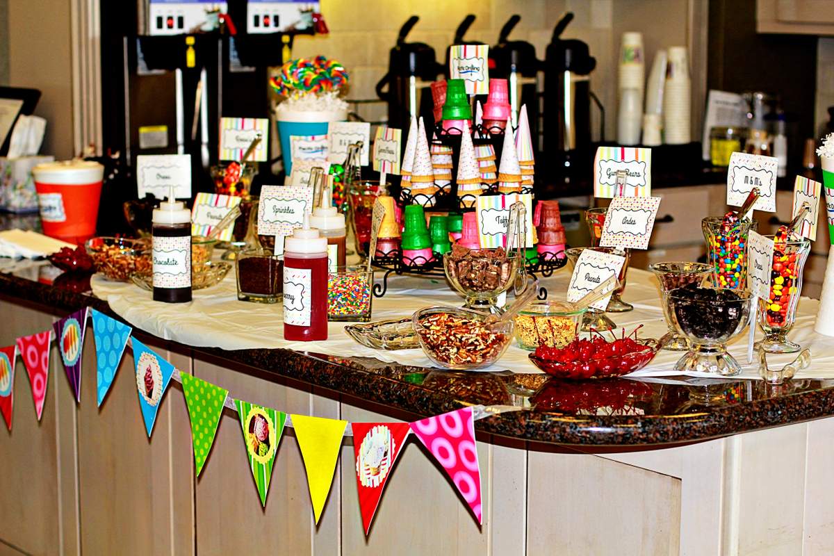 Ice Cream Social Ice Cream Social Party Ideas | Photo 4 of 13 | Catch ...