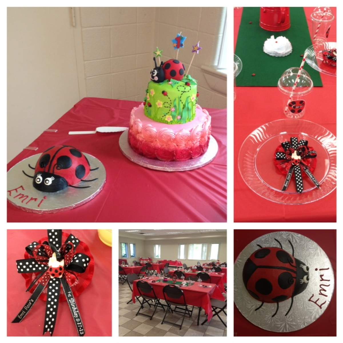 Ladybug 1st birthday Birthday Party Ideas | Photo 2 of 31 | Catch My Party