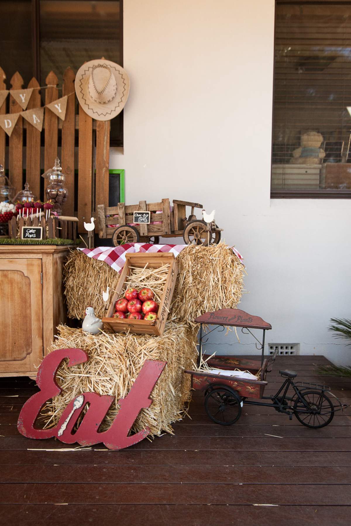 Rustic Farmyard Birthday Party Ideas | Photo 7 of 15 | Catch My Party