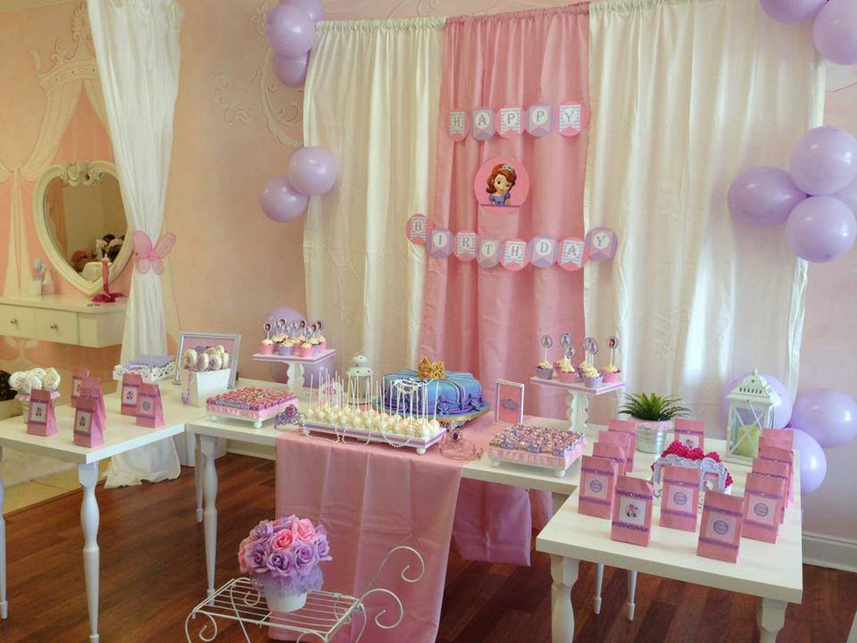 Princess Sofia Birthday Party Ideas | Photo 2 of 10 | Catch My Party