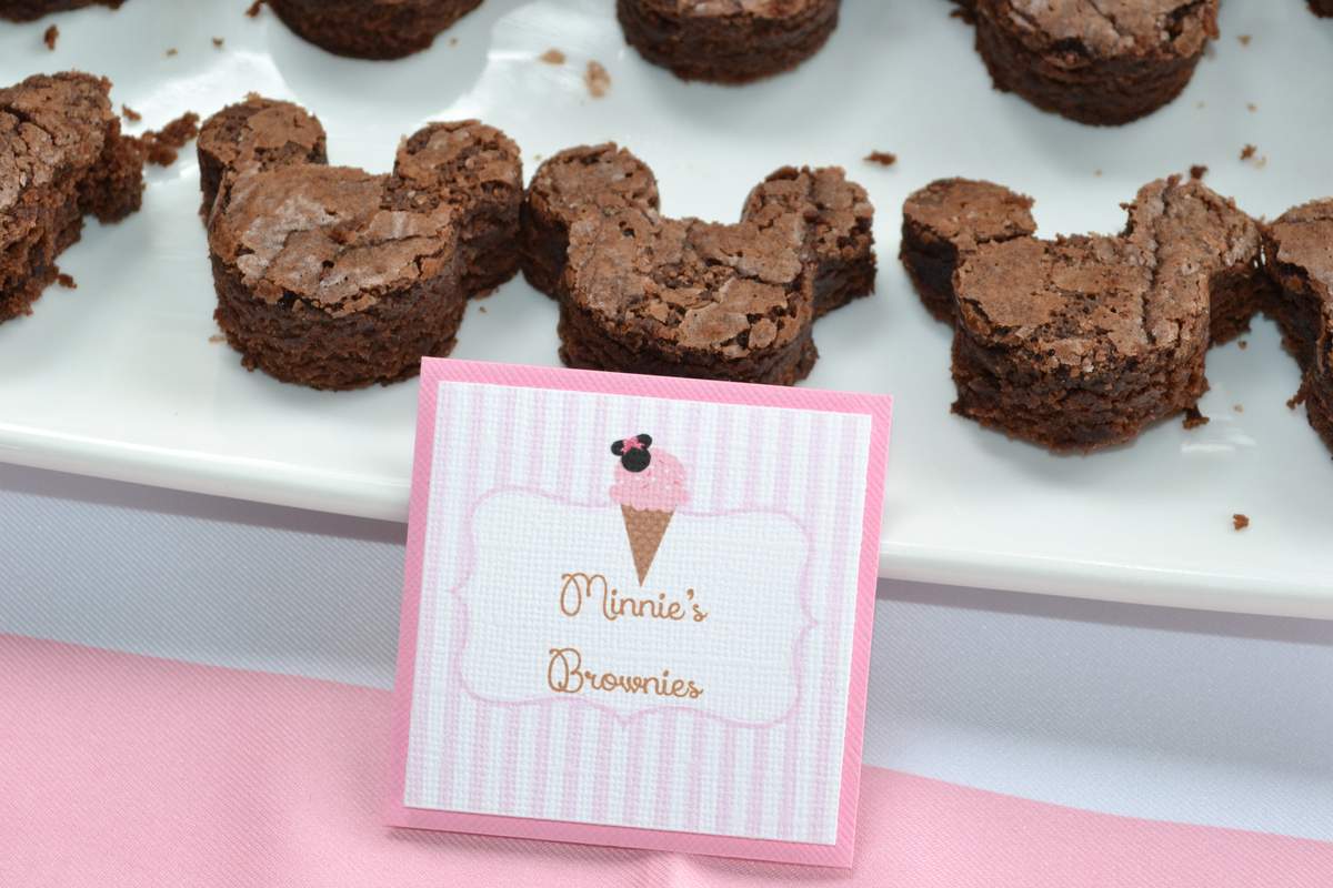 Minnie Mouse / Ice Cream Birthday Party Ideas | Photo 1 of 53 | Catch ...