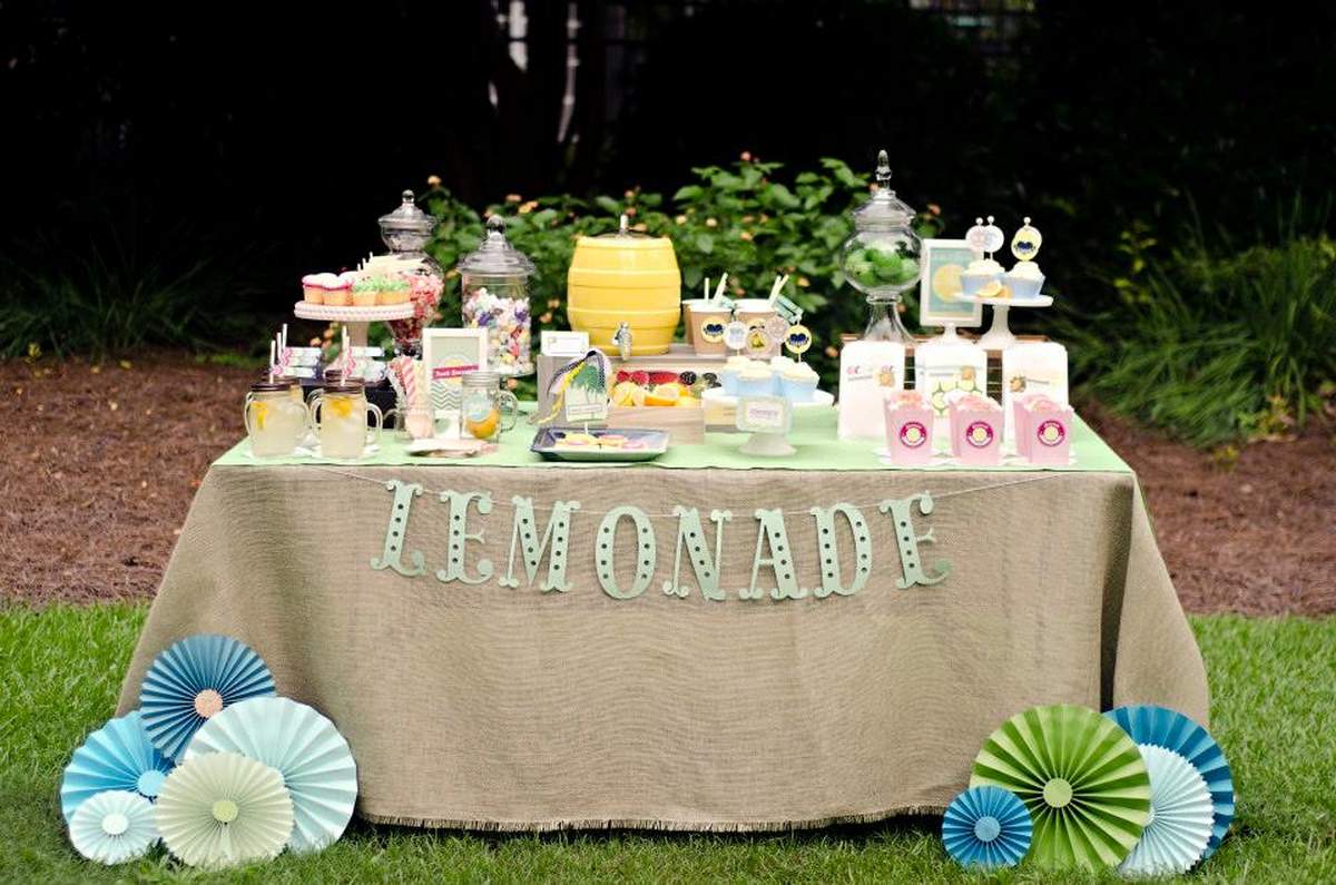 Lemonade Stand - Summer Celebration Summer Party Ideas | Photo 1 of 20 ...