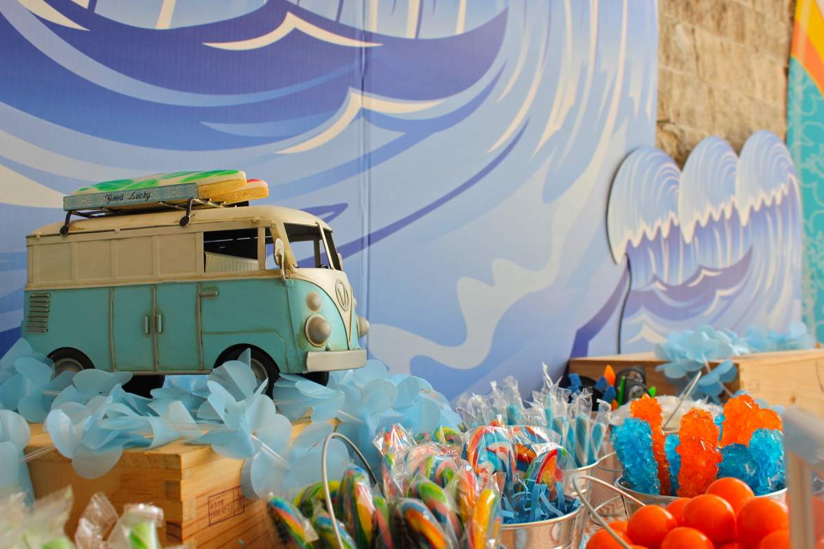 Surfing Birthday Party Ideas | Photo 1 of 53 | Catch My Party