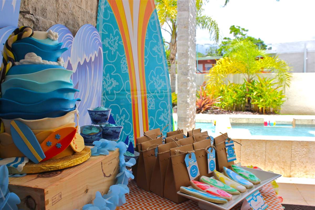Surfing Birthday Party Ideas | Photo 28 of 53 | Catch My Party