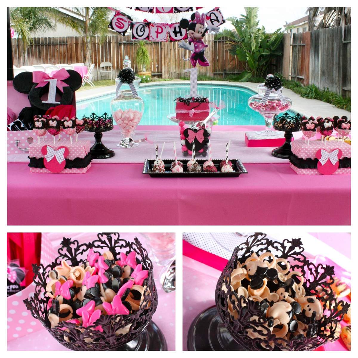 Minnie Mouse Party Birthday Party Ideas | Photo 3 of 17 | Catch My Party