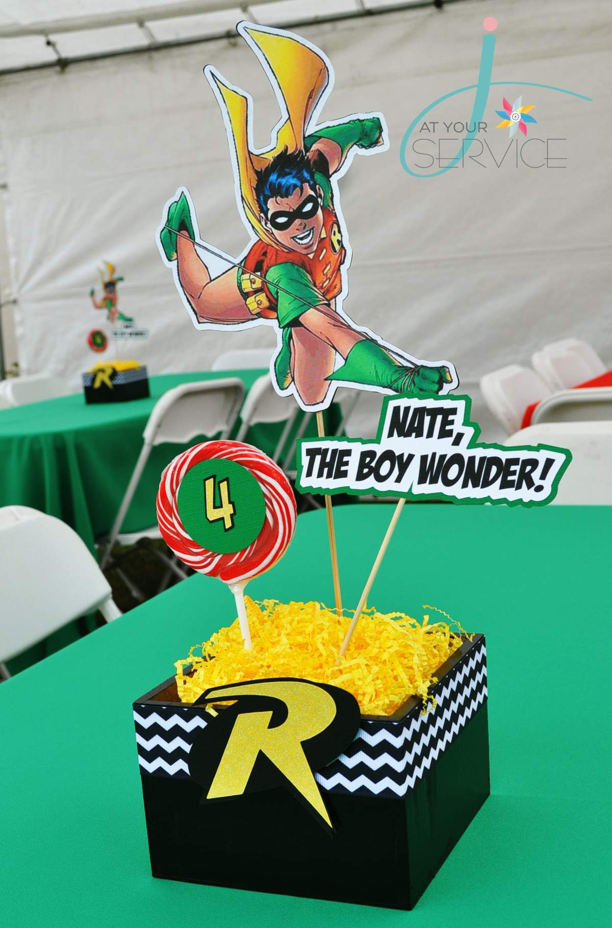 Robin, the boy wonder! Birthday Party Ideas | Photo 16 of 38 | Catch My ...