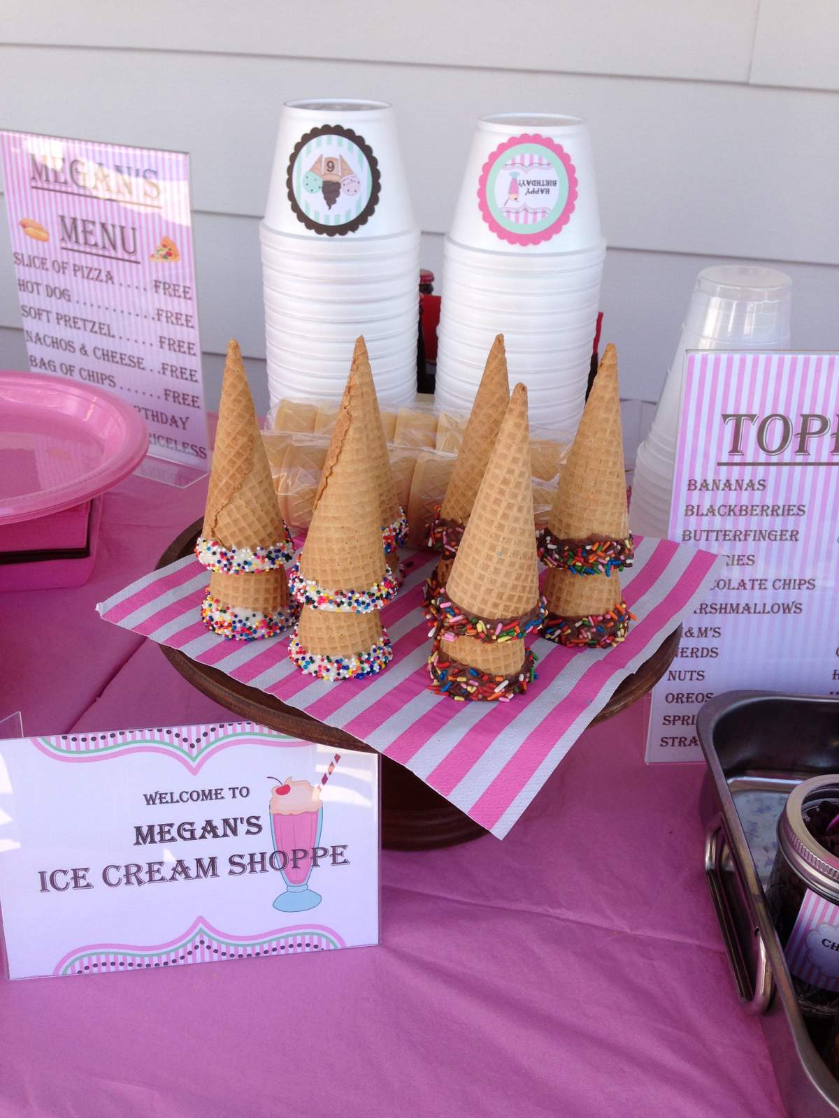 Lalaloopsy Scoops Waffle Cone/Ice Cream Shoppe Birthday Party Ideas ...