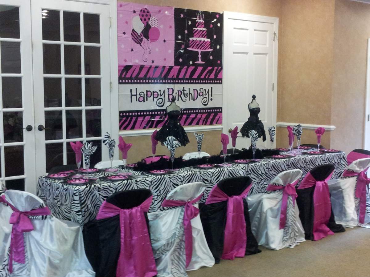 Glam Birthday Party Ideas | Photo 3 of 19 | Catch My Party