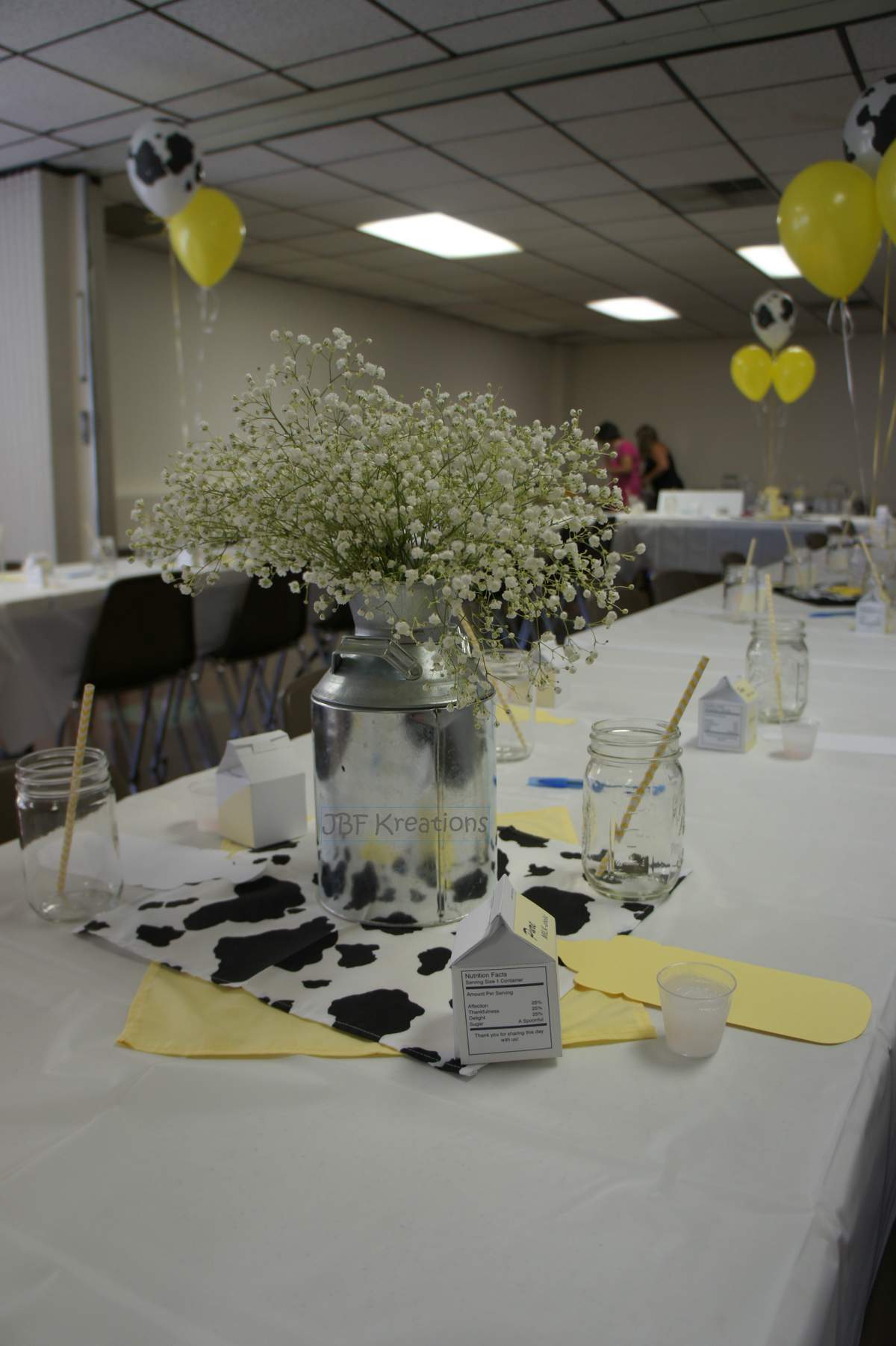 Milk and cookies, gender neutral, yellow, milkaholic Baby Shower Party ...