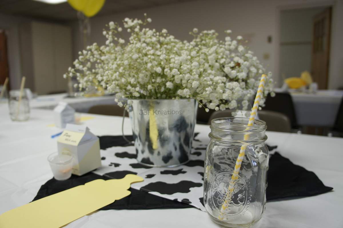 Milk and cookies, gender neutral, yellow, milkaholic Baby Shower Party ...