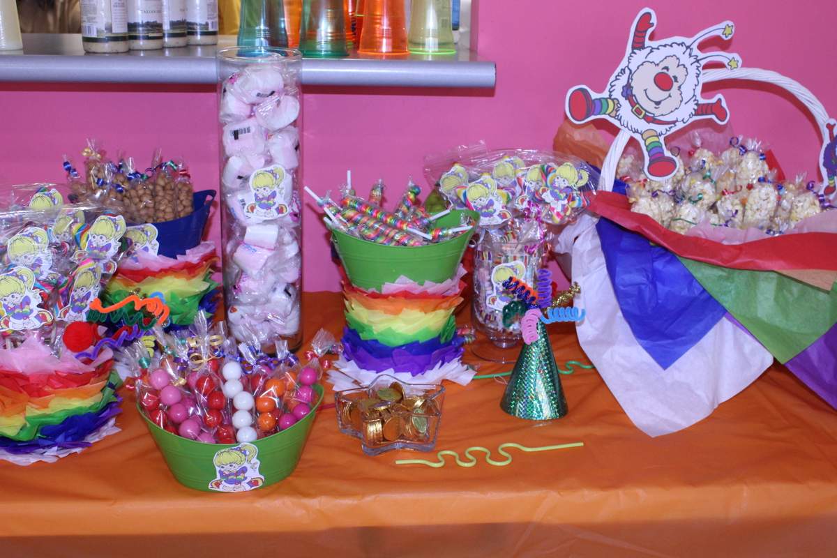 Rainbow Brite Birthday Party Ideas | Photo 12 of 14 | Catch My Party