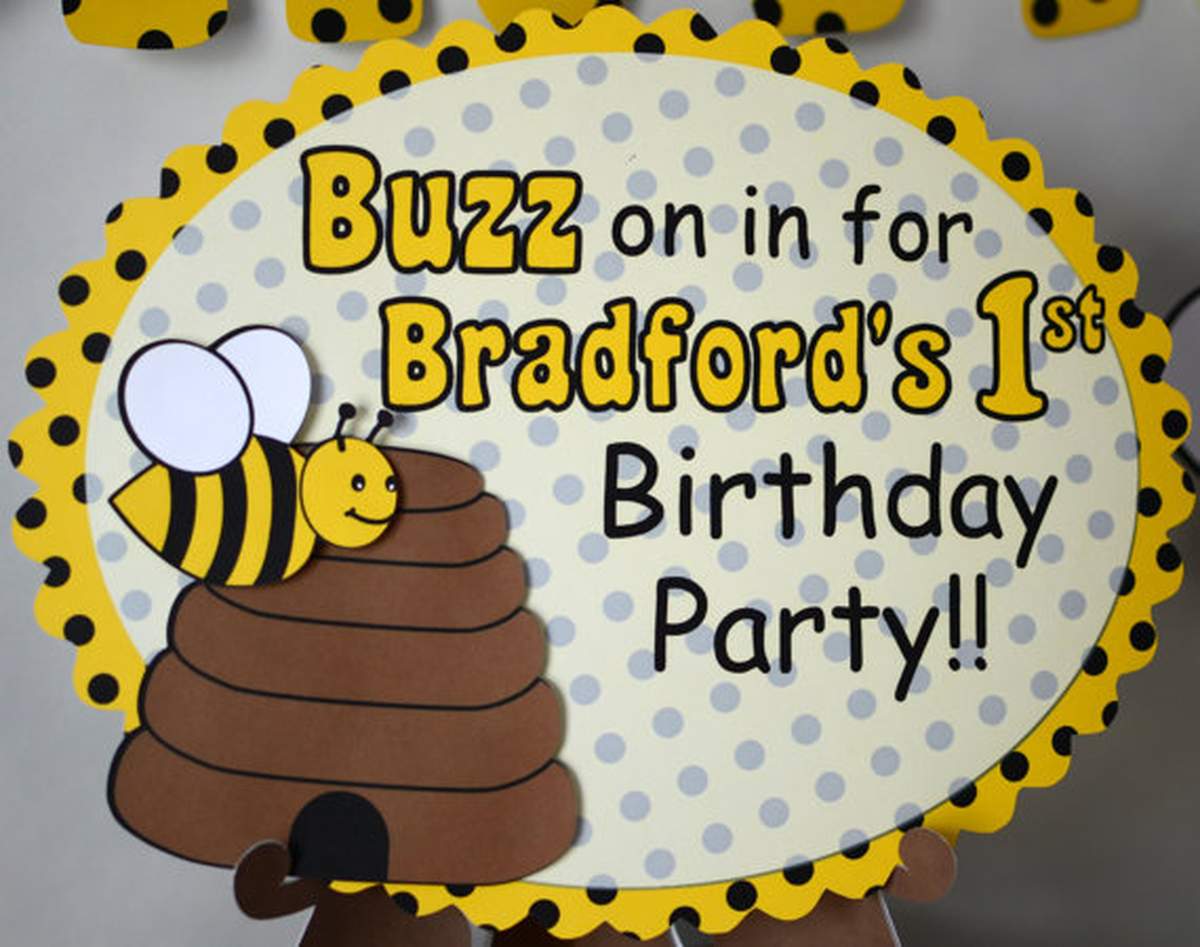 Bumble Bee Party Birthday Party Ideas | Photo 1 of 8 | Catch My Party