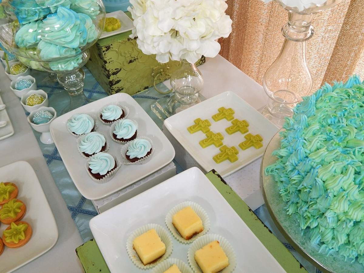 Modern Baptism Party Ideas | Photo 26 of 32 | Catch My Party