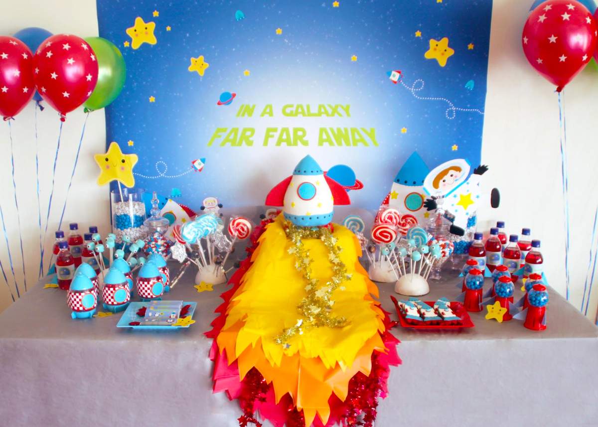 Space Birthday Party Ideas | Photo 3 of 20 | Catch My Party