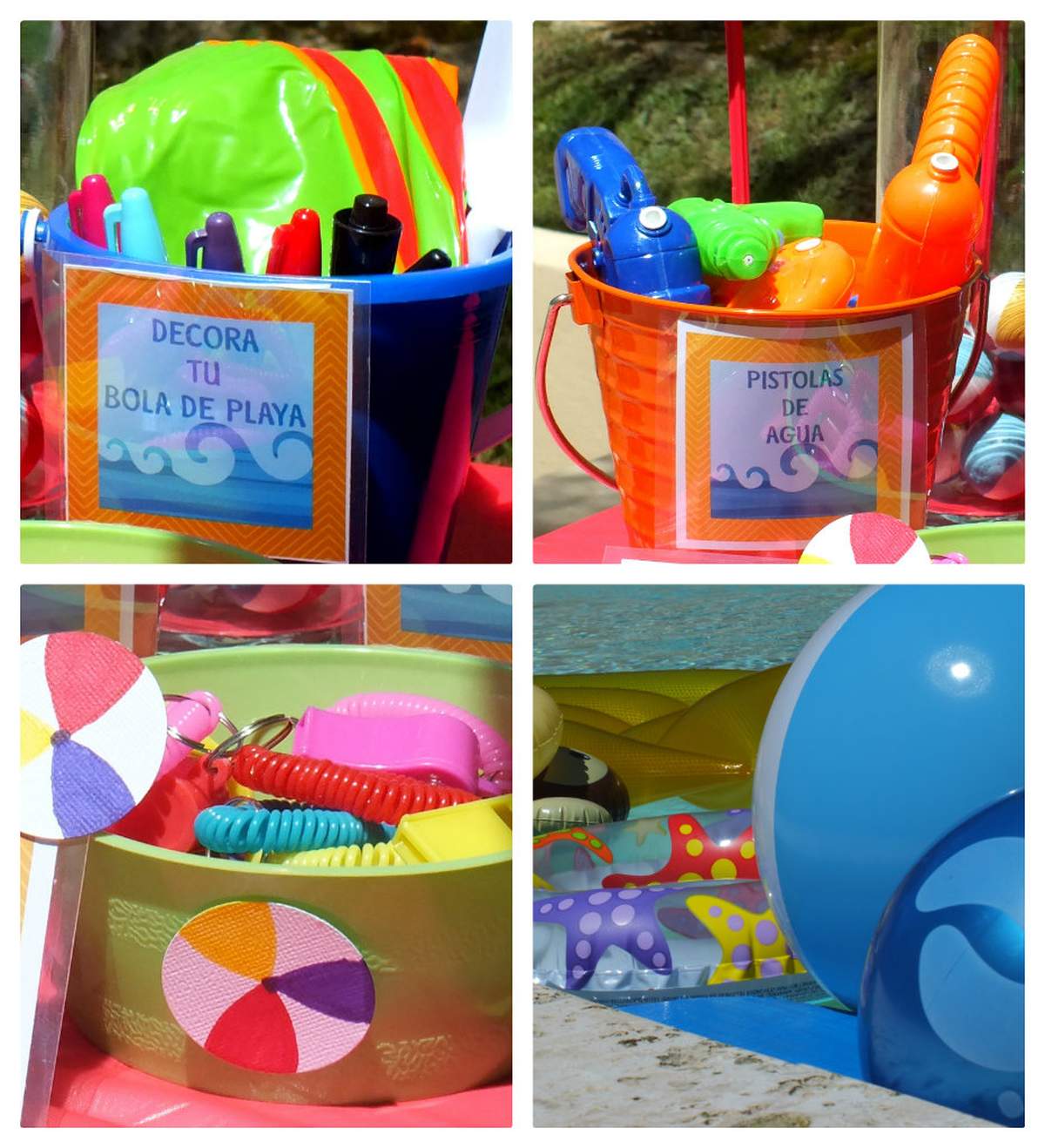 Pool Party Birthday Party Ideas | Photo 5 of 13 | Catch My Party