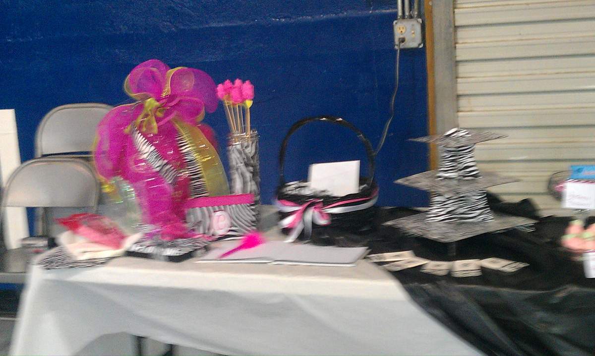pink, white, and zebra print Graduation/End of School Party Ideas ...