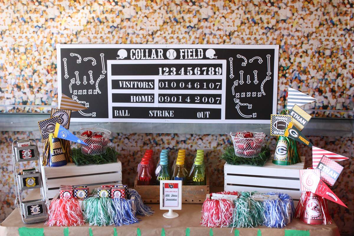 All Wisconsin - Packers, Brewers and Badgers Birthday Party Ideas ...