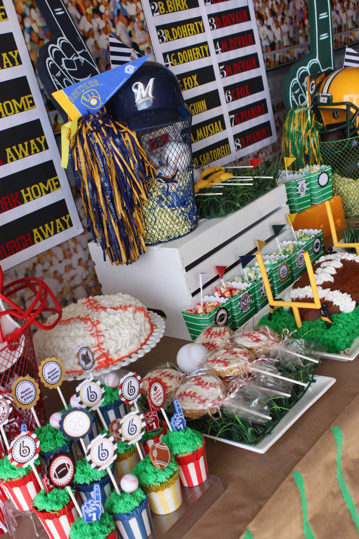 All Wisconsin - Packers, Brewers and Badgers Birthday Party Ideas ...