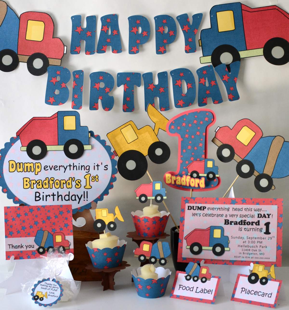 Construction party Birthday Party Ideas | Photo 7 of 10 | Catch My Party