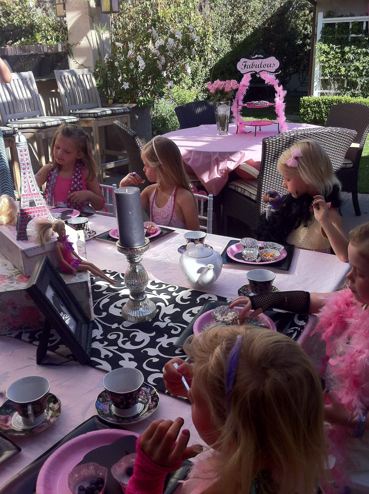 Barbie and a tea party Tea Party Party Ideas | Photo 2 of 5 | Catch My ...