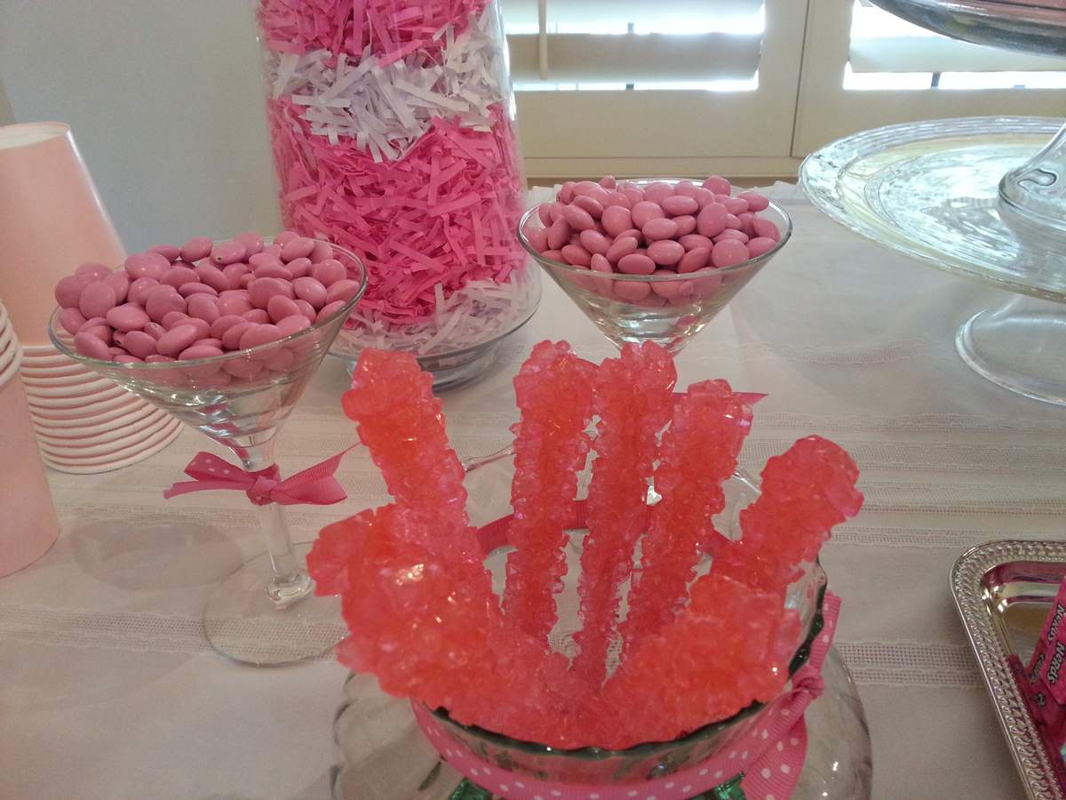 Pink Candy Theme Birthday Party Ideas | Photo 13 of 18 | Catch My Party