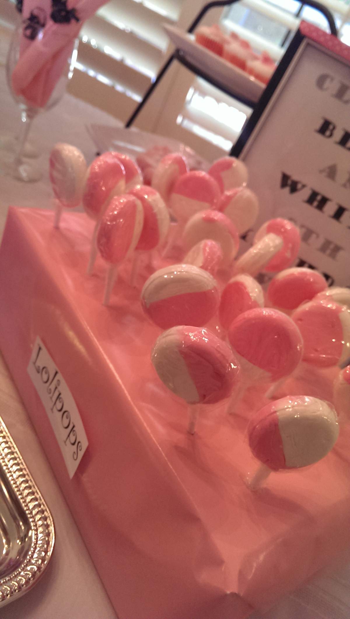 Pink Candy Theme Birthday Party Ideas | Photo 14 of 18 | Catch My Party