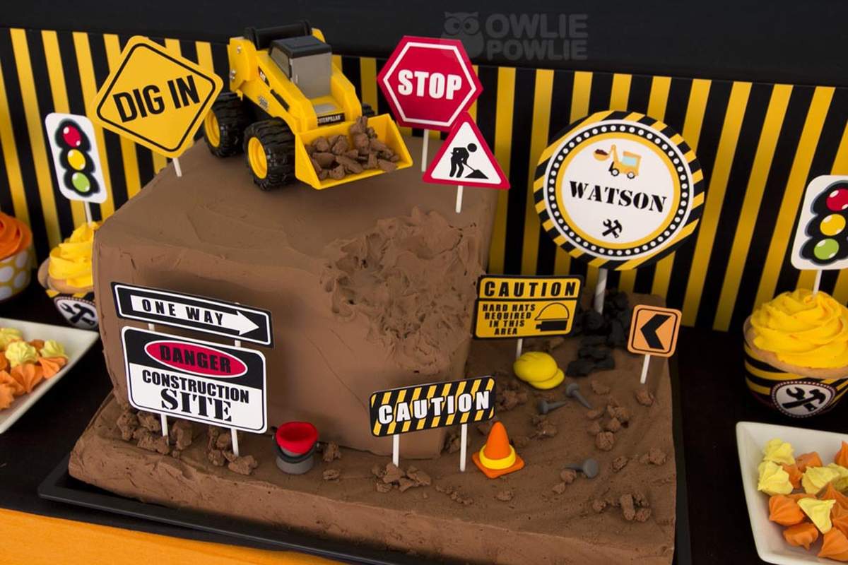 Construction party Birthday Party Ideas | Photo 4 of 28 | Catch My Party