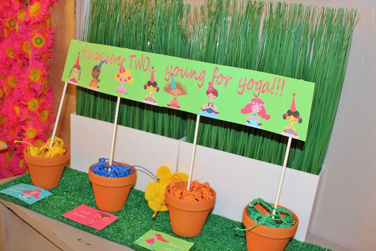 Heathly Yoga Celebration Birthday Party Ideas | Photo 1 of 78 | Catch ...