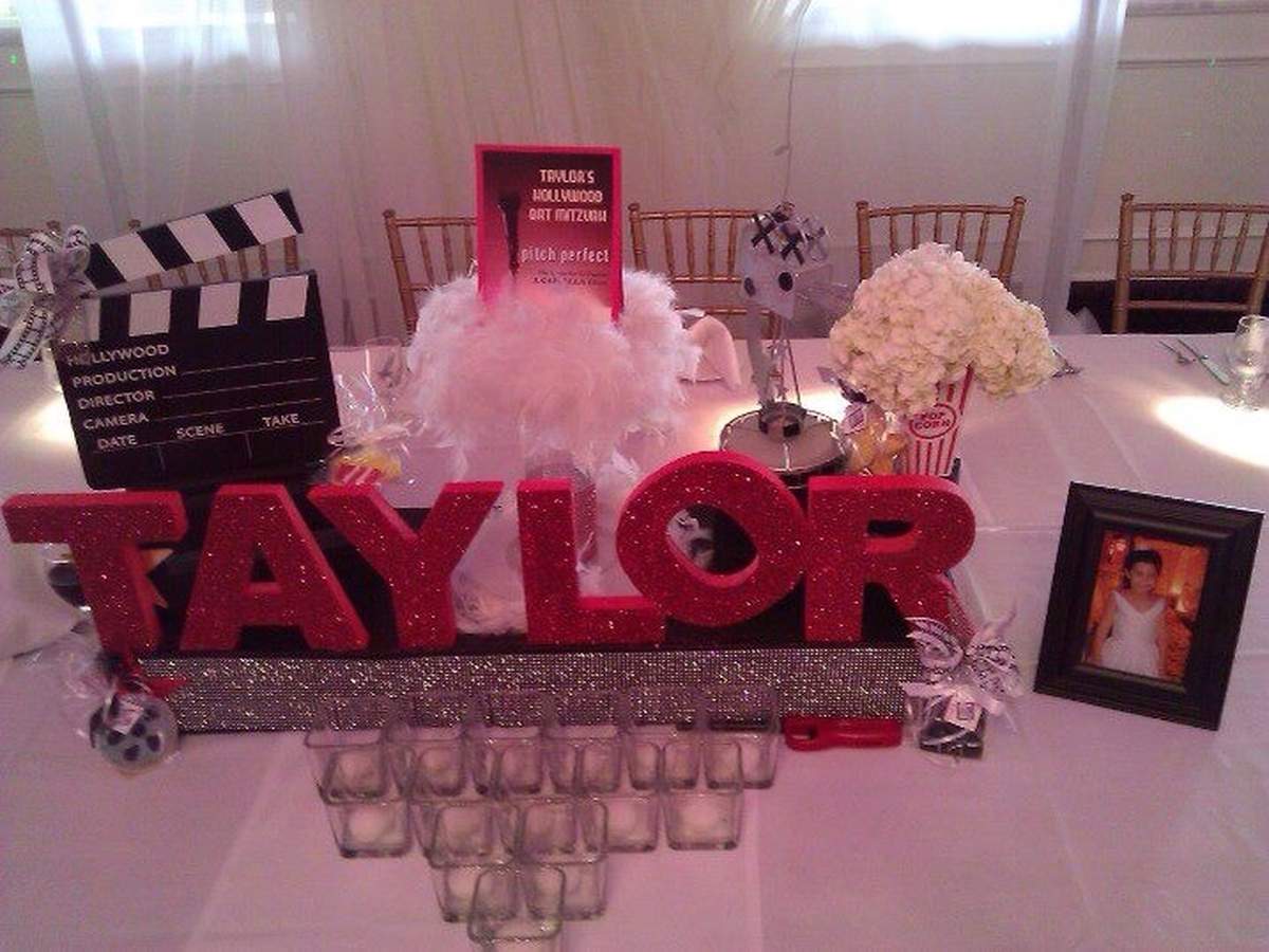 Hollywood Theme Bar Mitzvah Party Ideas | Photo 13 of 21 | Catch My Party