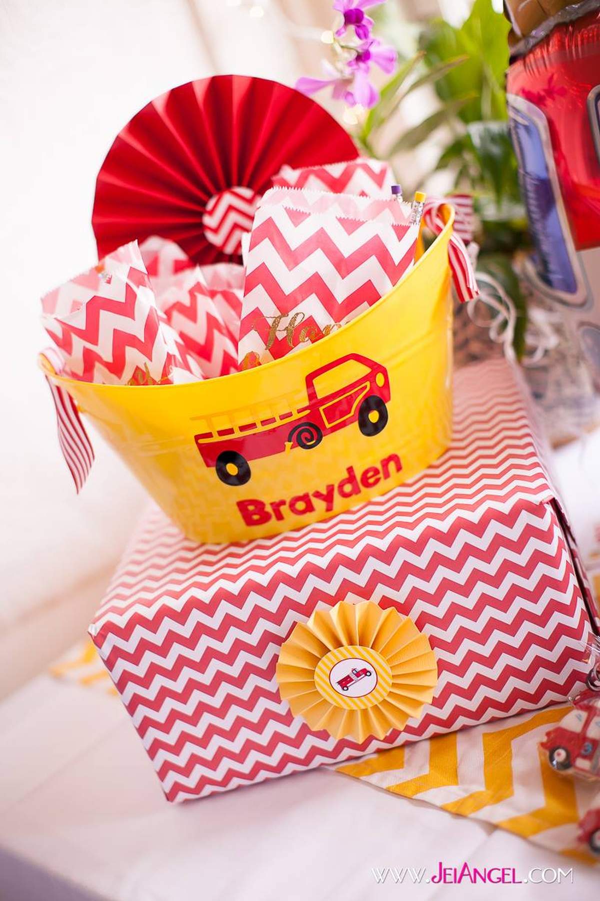 Firetruck, Fire Engine Birthday Party Ideas | Photo 1 of 27 | Catch My ...