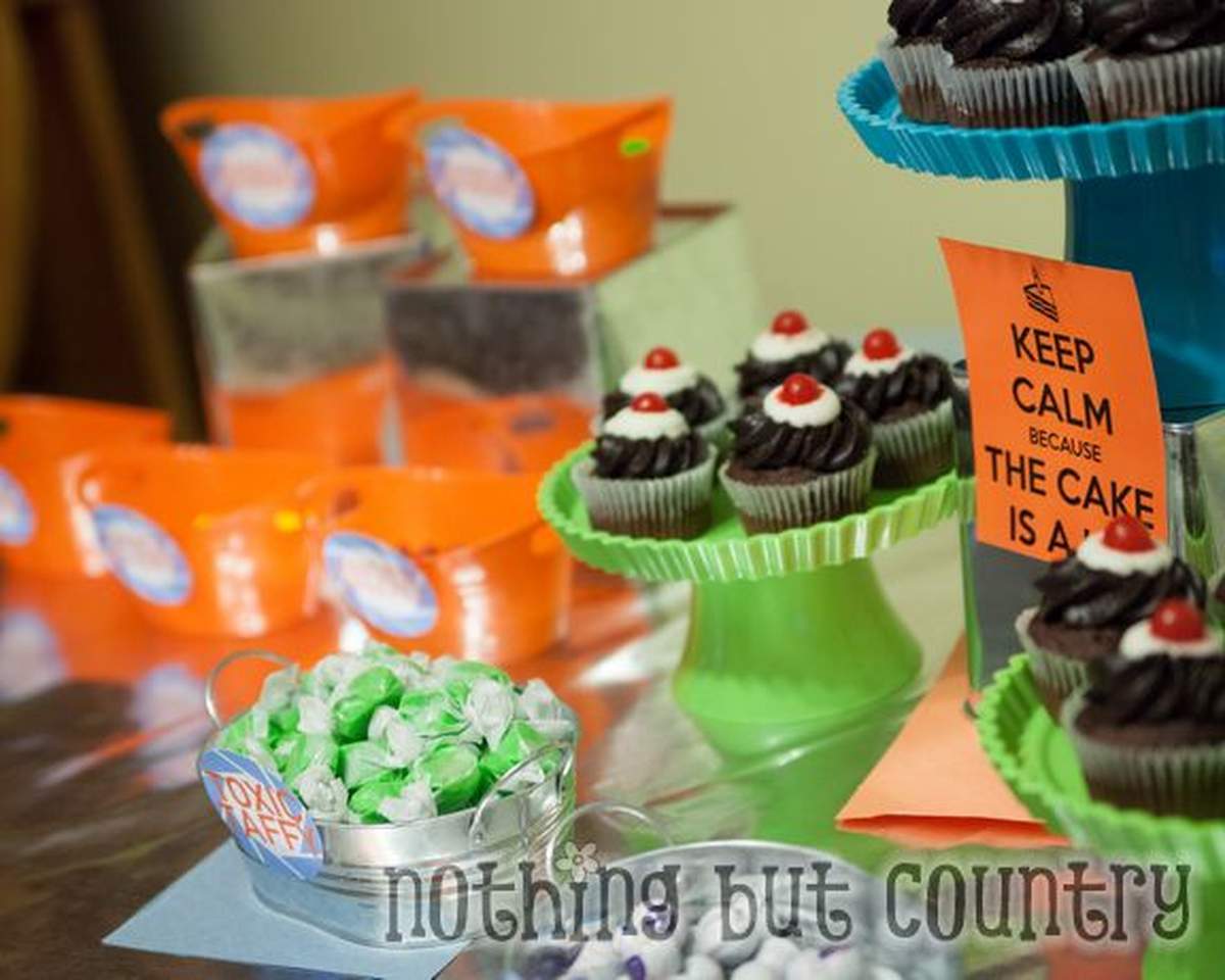Portal 2 Game Birthday Party Ideas | Photo 13 of 41 | Catch My Party