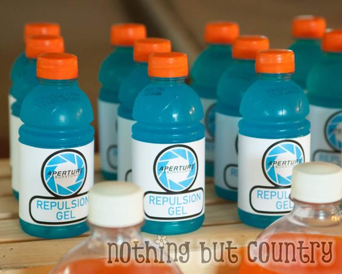 Portal 2 Game Birthday Party Ideas | Photo 13 of 41 | Catch My Party