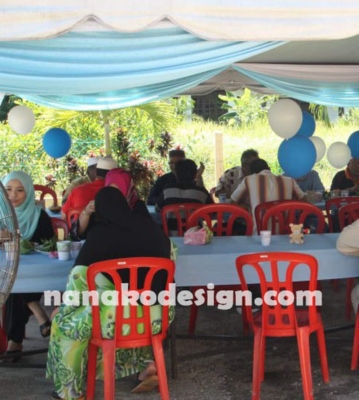 Blue and brown teddy bears Baby Aqiqah Party Ideas | Photo 1 of 13 ...