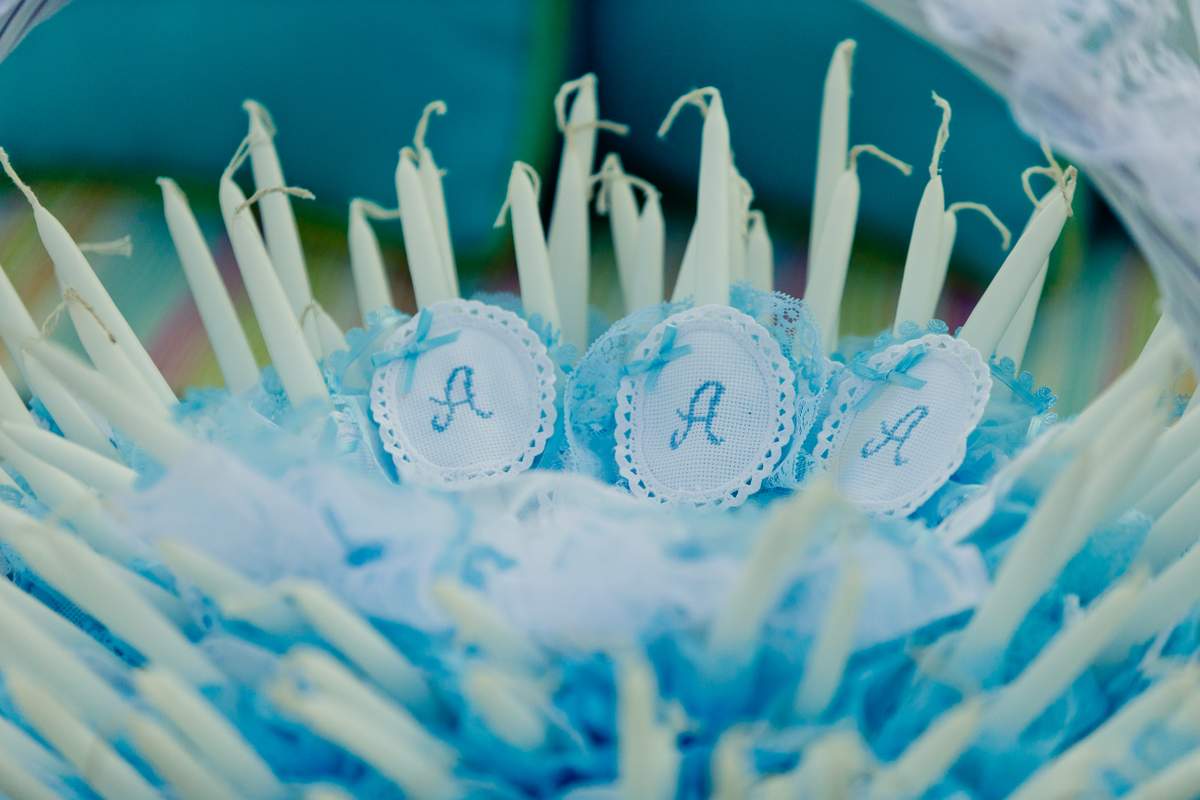 White and Blue Baptism / Baptism "Sweet Abraham's Baptism" | Catch My Party