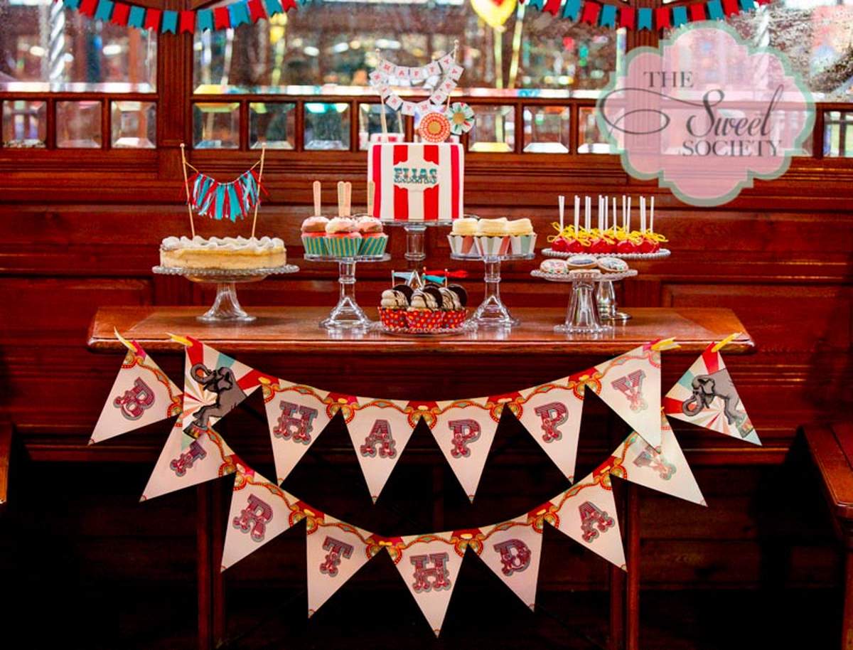 Vintage Circus Vintage Circus Party Ideas | Photo 2 of 19 | Catch My Party