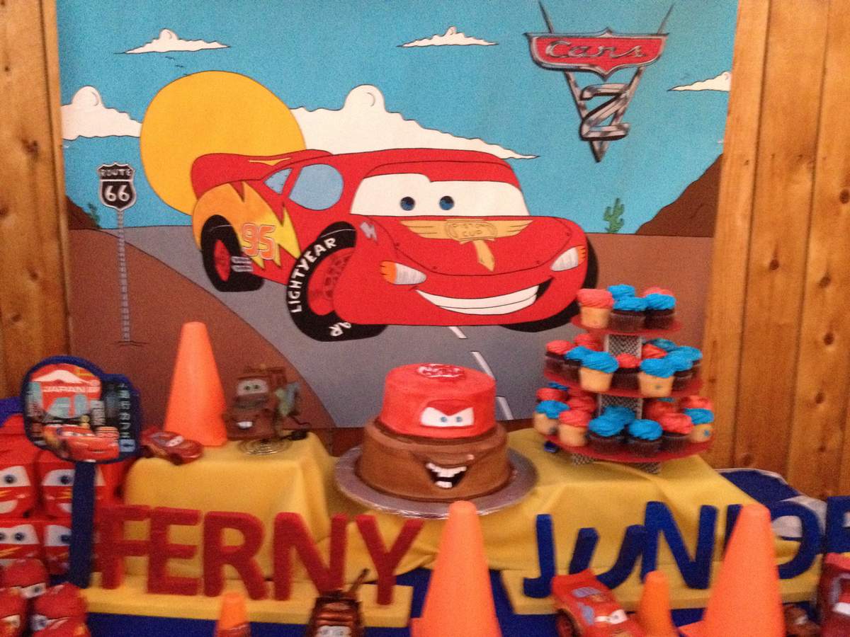 CARS 2 Birthday Party Ideas | Photo 2 of 12 | Catch My Party