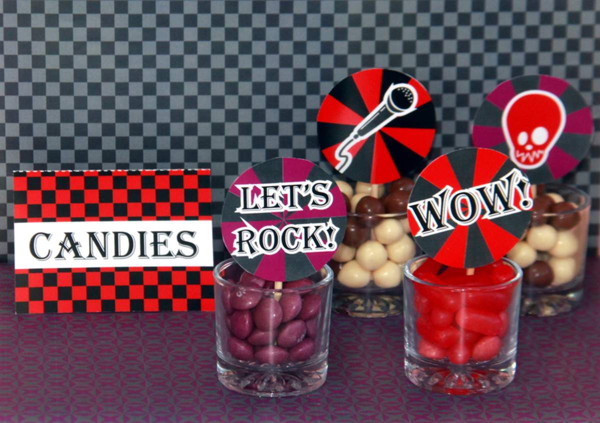 Rock Star Birthday Party Ideas | Photo 35 of 45 | Catch My Party