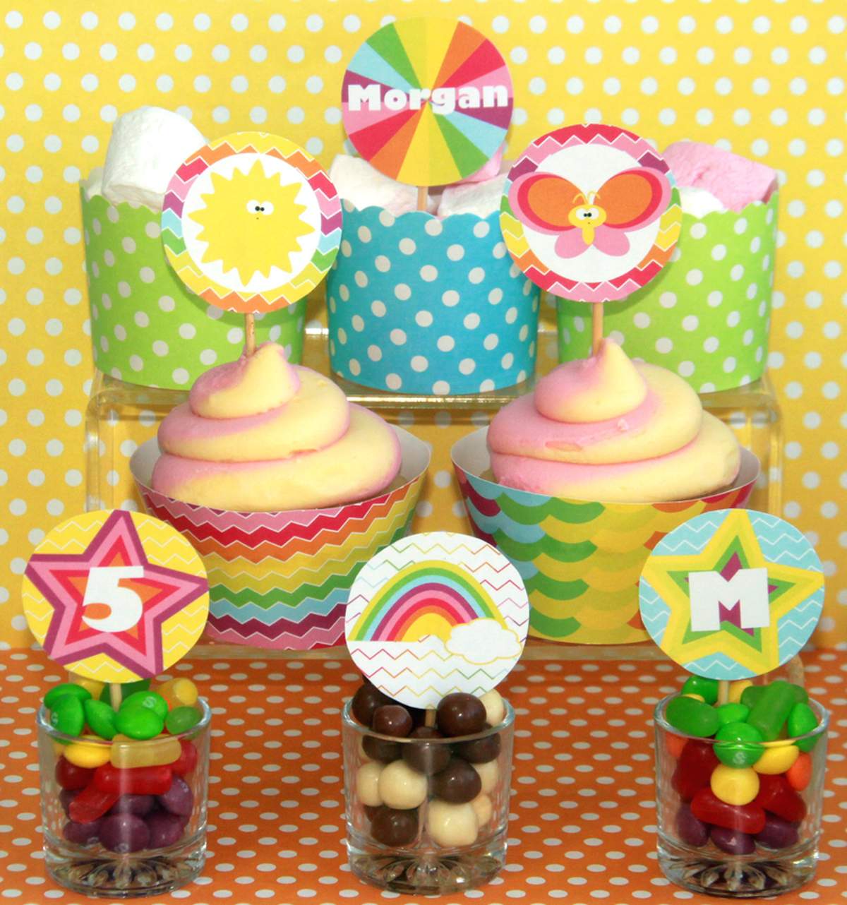 Rainbow Birthday Party Ideas | Photo 3 of 33 | Catch My Party
