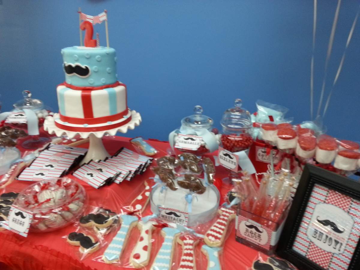 mustache party Birthday Party Ideas | Photo 6 of 12 | Catch My Party