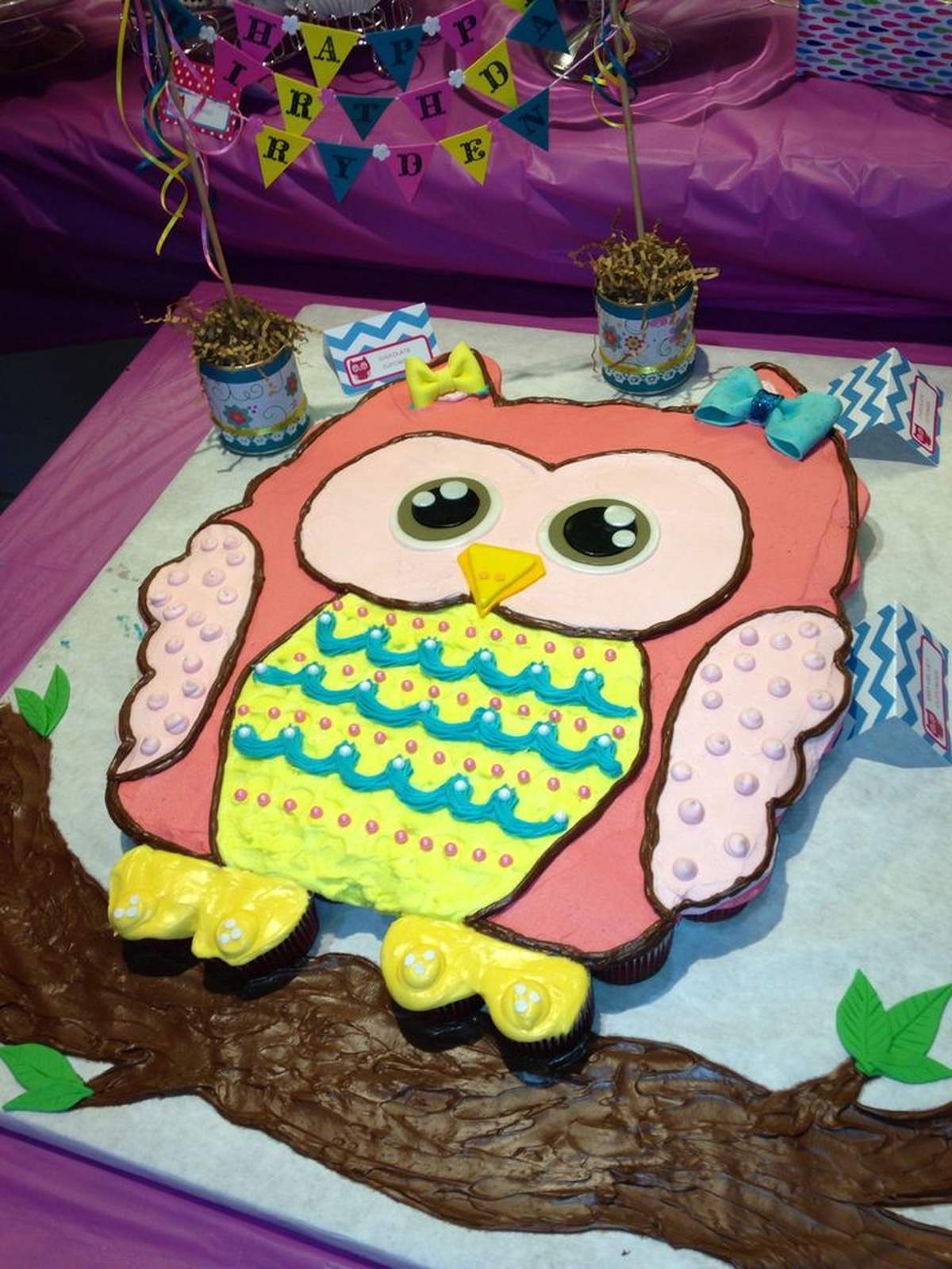 Owls / Birthday "Ryden's Owl First Birthday Party" | Catch My Party