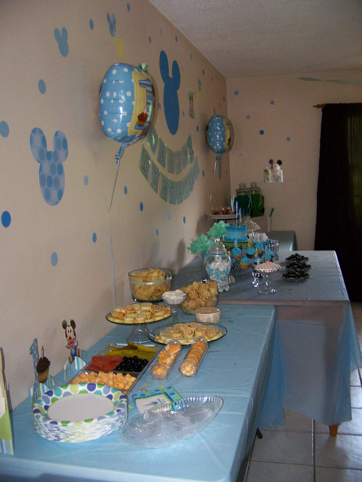 Baby Mickey Mouse Birthday Party Ideas | Photo 2 of 39 | Catch My Party