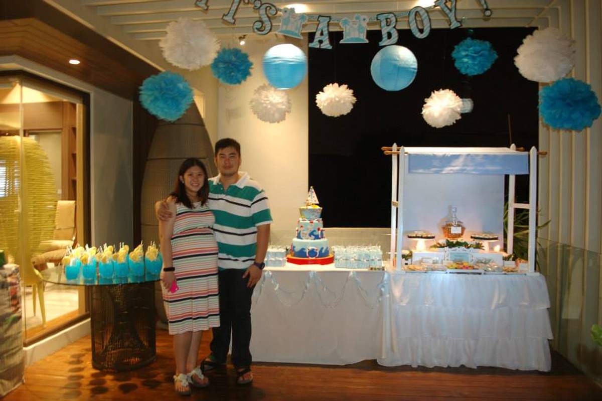 Baby boy blue Baby Shower Party Ideas | Photo 4 of 6 | Catch My Party