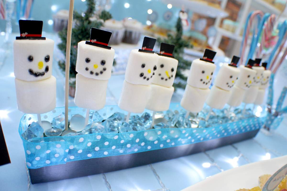 Winter Wonderland Birthday Party Ideas Photo 15 Of 22 Catch My Party