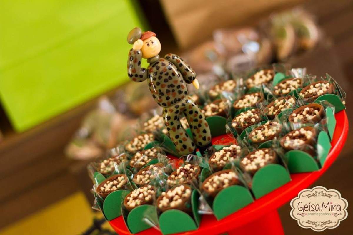 Camouflage Party from Brazil! Birthday Party Ideas | Photo 13 of 45 ...