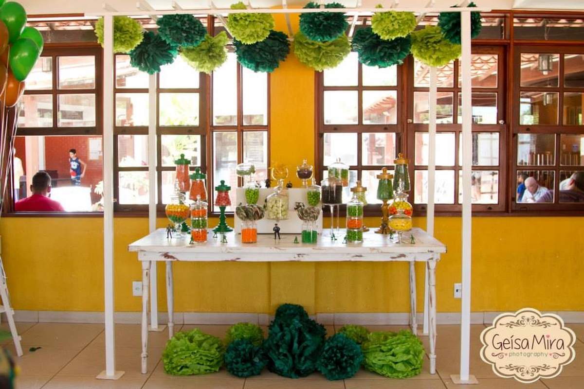 Camouflage Party from Brazil! Birthday Party Ideas | Photo 23 of 45 ...