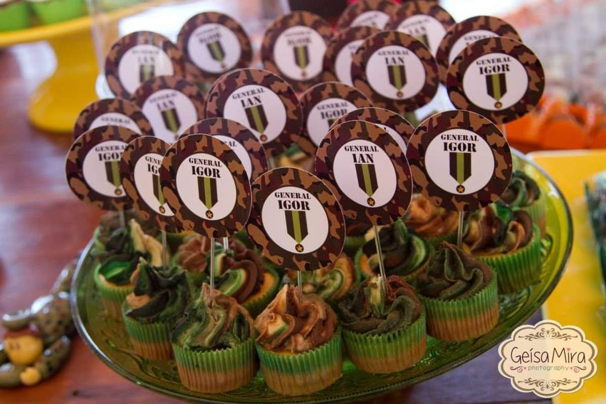 Camouflage Party from Brazil! Birthday Party Ideas | Photo 13 of 45 ...