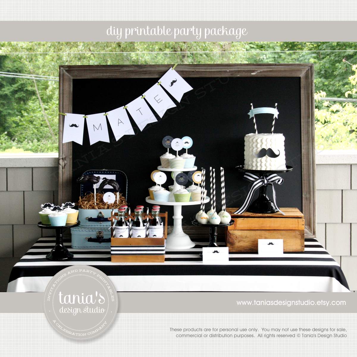 Little Man Mustache Bash Birthday Party Ideas | Photo 3 of 40 | Catch ...