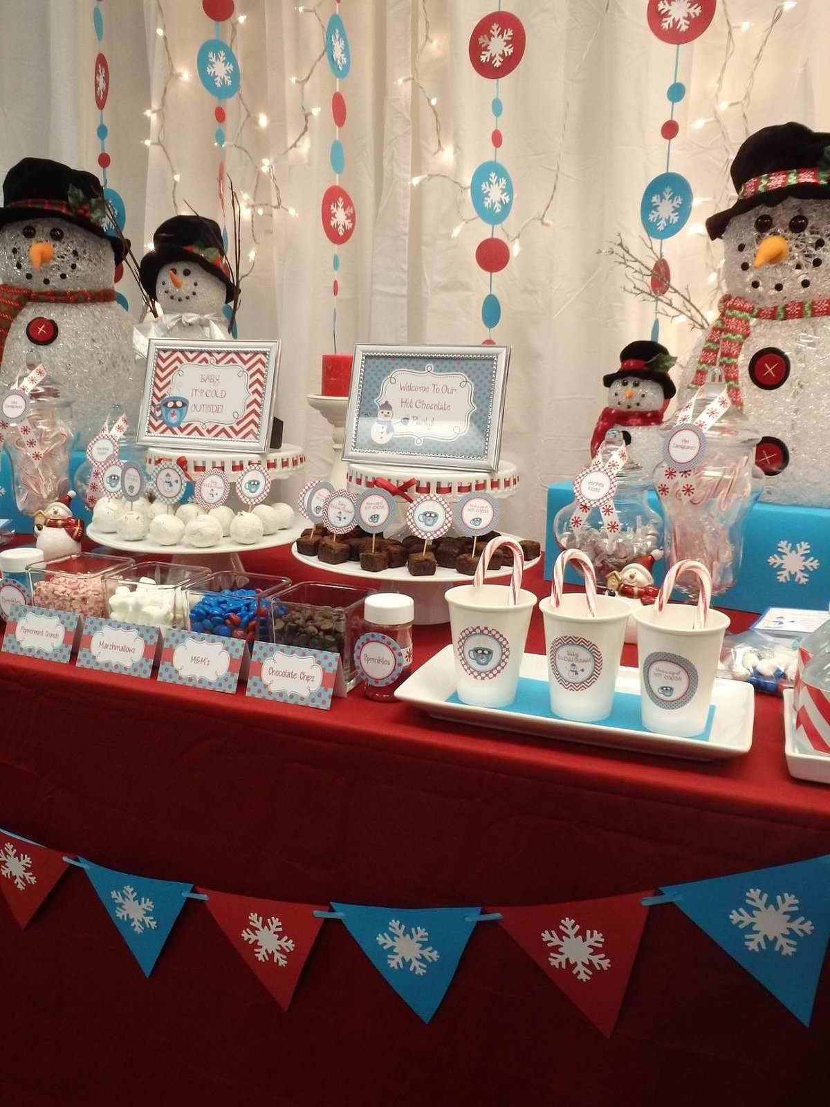 winter wonderland Christmas/Holiday Party Ideas | Photo 8 of 16 | Catch ...